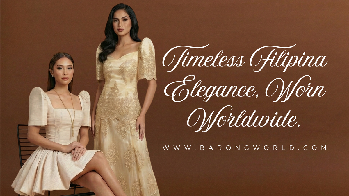 Shop Graduation Filipiniana Dress at Barong World | Barong World
