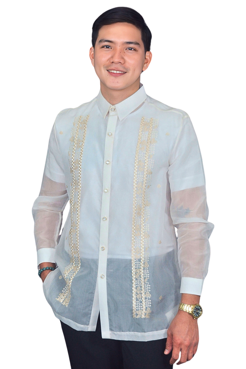 Jusi Elegant Classic Barong Tagalog Full Open- June - JS61