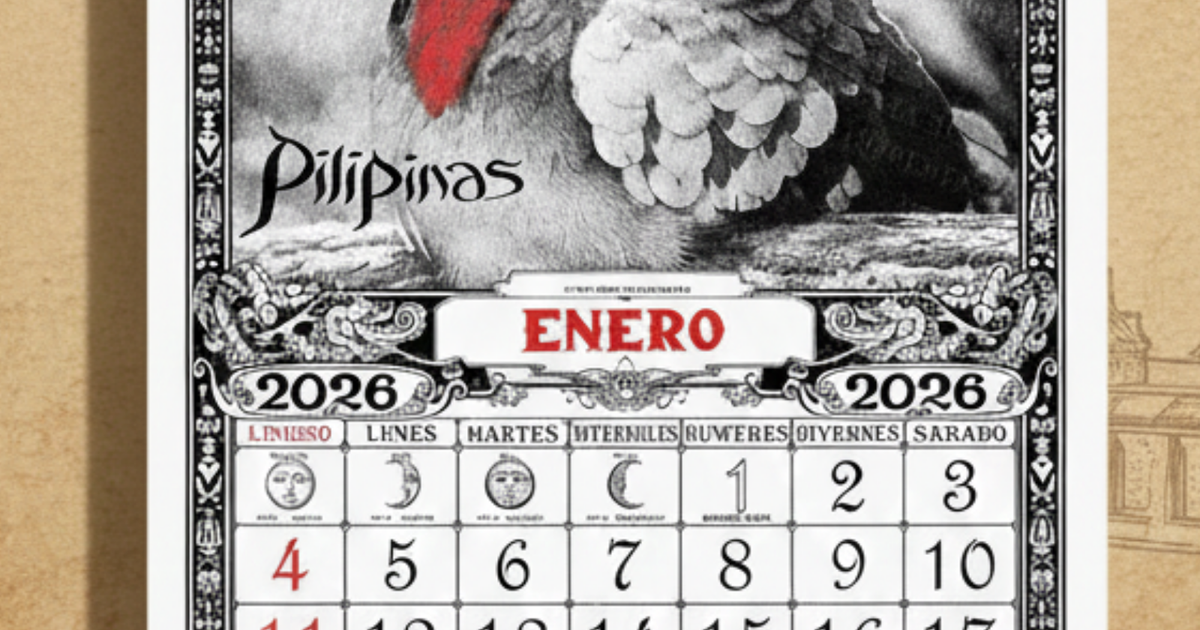 Vintage Filipino Calendar - HM02 – Barong World