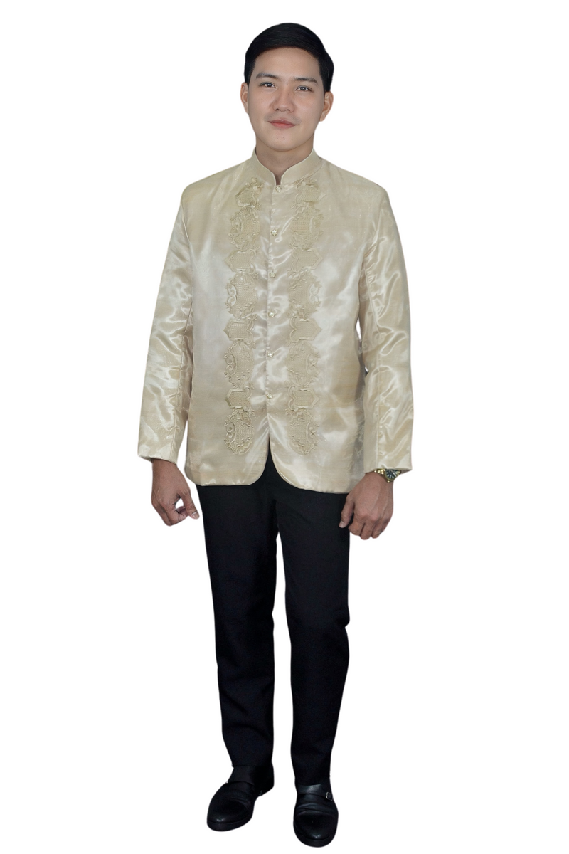 Golden Premium Barong Tagalog Coat - Piolo - JS7 - 2XL - US567