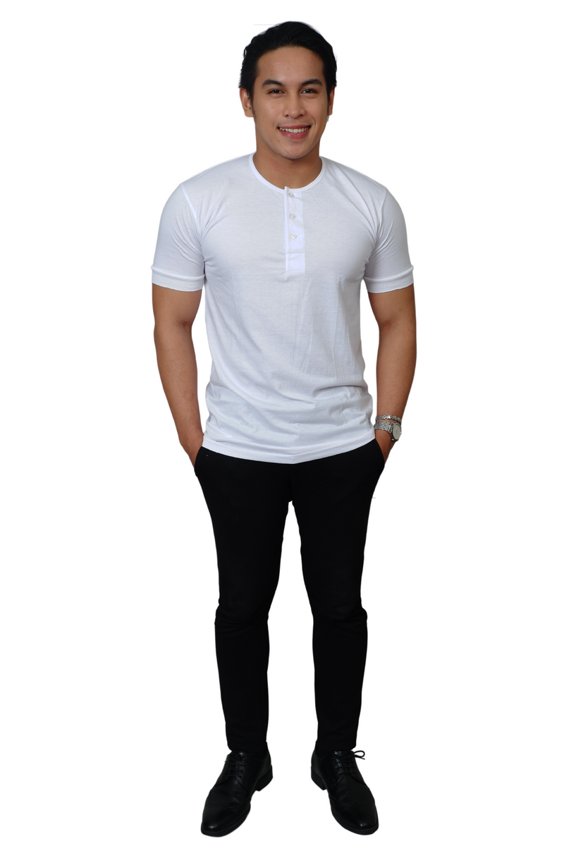 Camisa De Chino Undershirt Short Sleeve | JB003 | Barong World