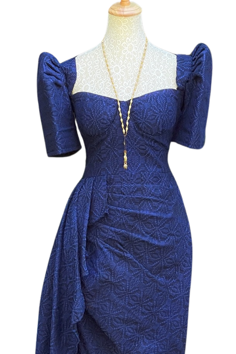 Ilocos Inabel Handmade Filipiniana Dress - HW45 | Barong World