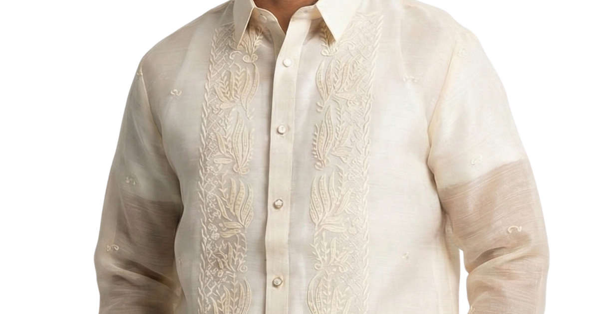 Pina Suksuk Handmade Barong Tagalog - Lloyd - JJ116 – Barong World