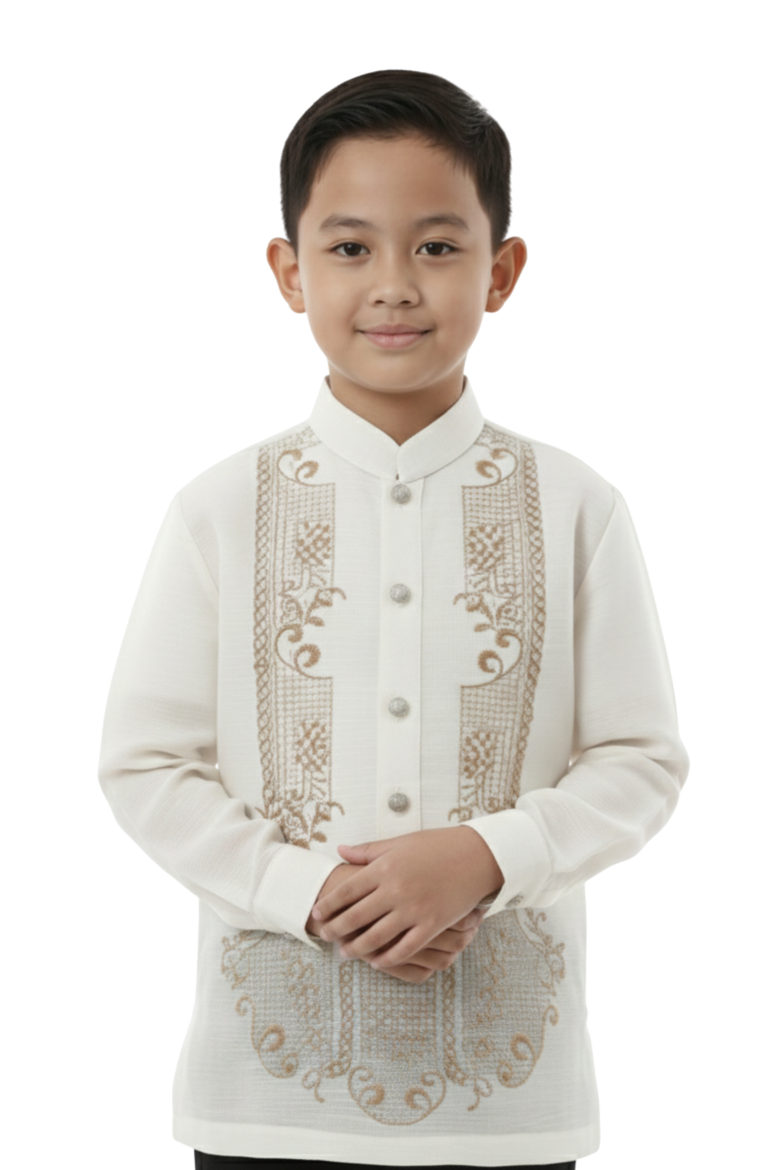 Boys Jusi Classic Barong Tagalog - Angelito JS19 For Sale – Barong World