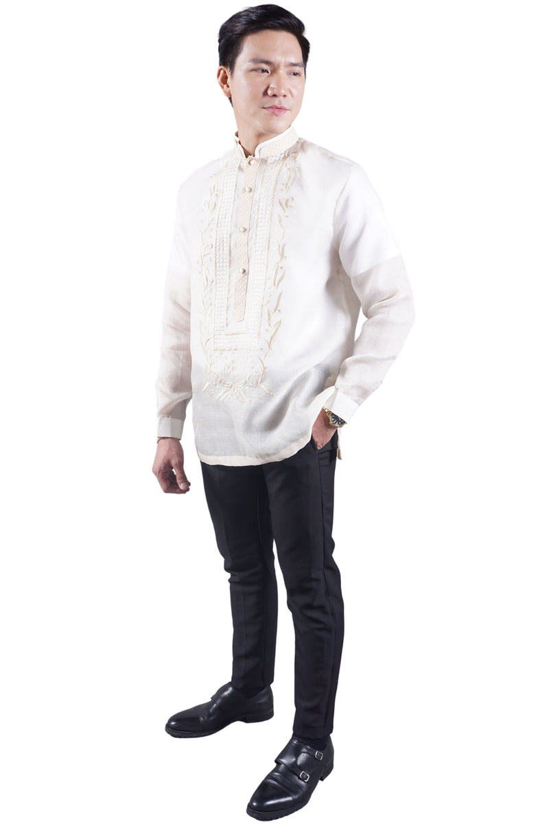 Pina Cocoon Premium Barong Tagalog - Nathaniel - JN62 | Barong World