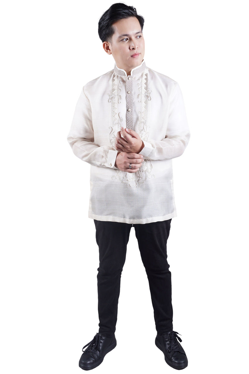 Classic & Elegant Barong Tagalog Pina Cocoon - Charles - JN05