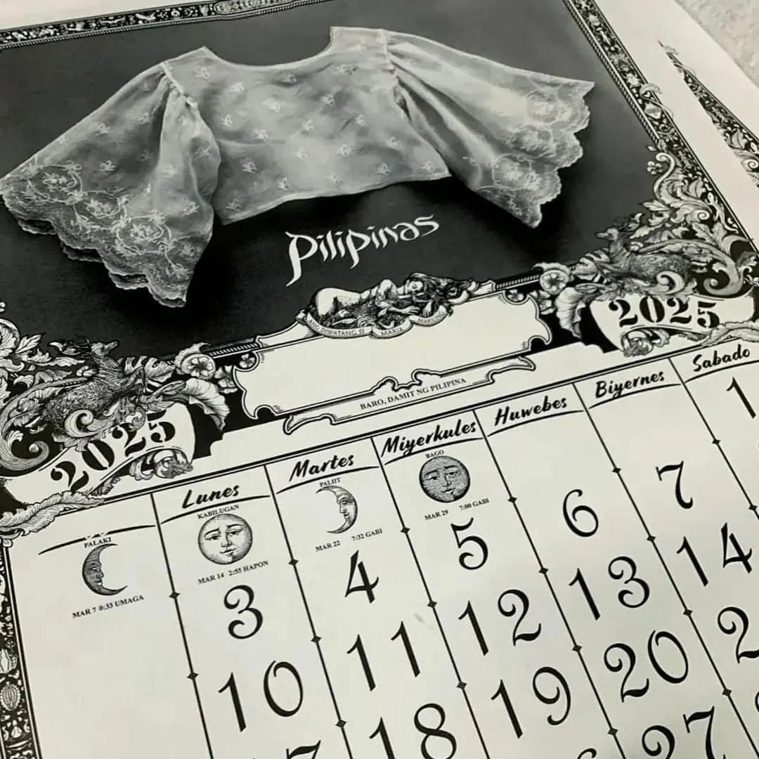 Vintage Filipino Calendar - HM02 | Barong World