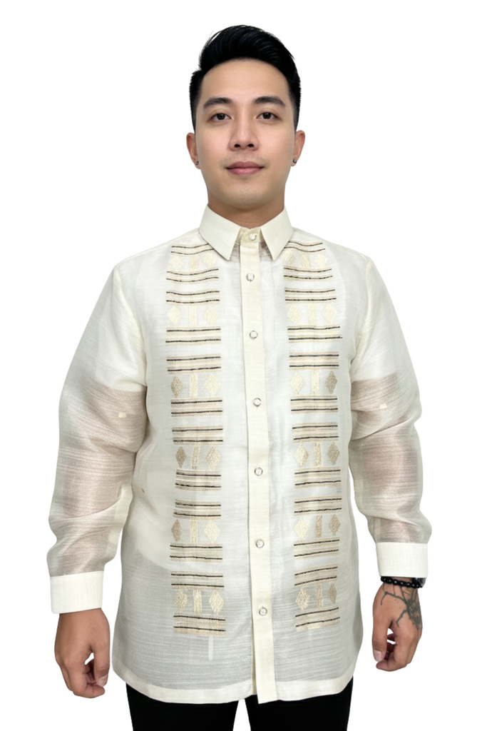 Premium Suksuk Pina Cocoon Barong Tagalog - Ariel - JJ119