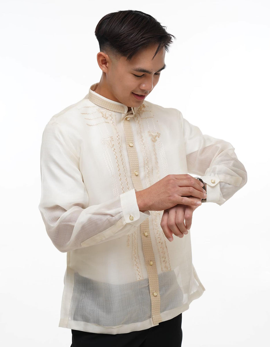Cocoon Classic Premium Barong Tagalog Full Open - Joshua - JV401