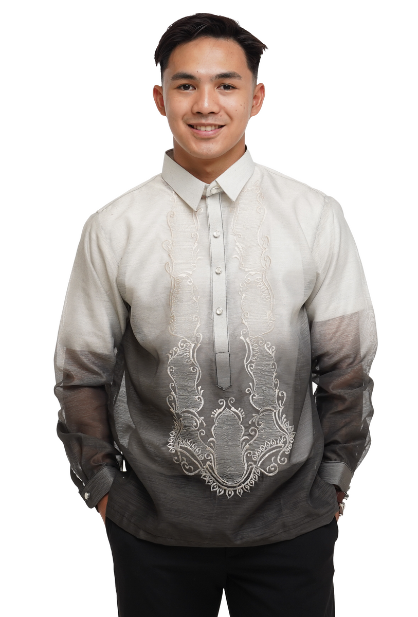 Couples Set Black Jusilyn Barong Tagalog + Barong Dress - Nick & Rose ...